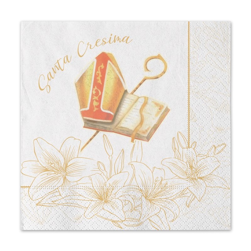 Set tavola Cresima per 32 persone con palloncini e fluffy offerta