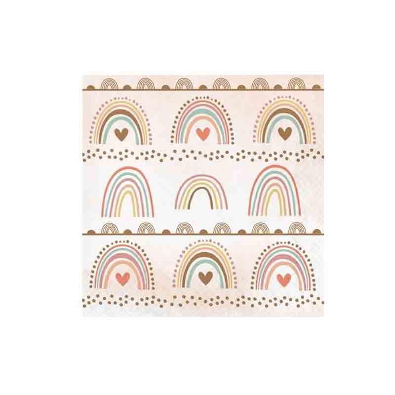Set festa boho rainbow arcobaleno