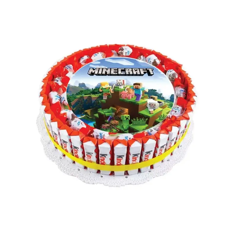 Torta Kinder Minecraft