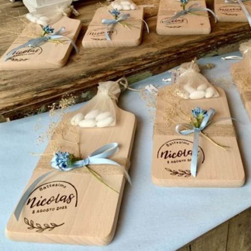 Tagliere classico legno betulla 34x17cm personalizzabile