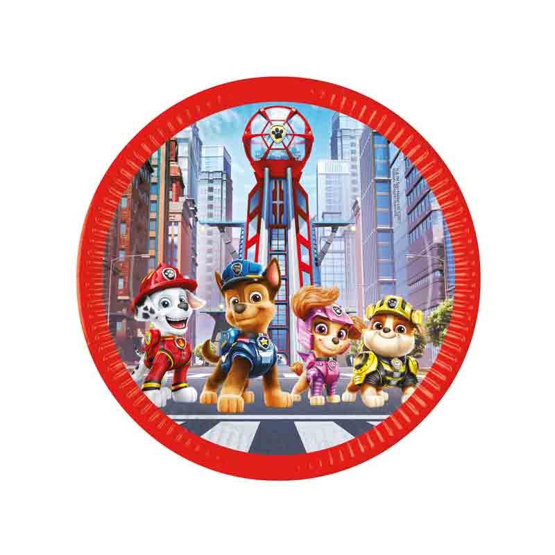 kit 8 persone paw patrol next generation con fluffy e palloncini