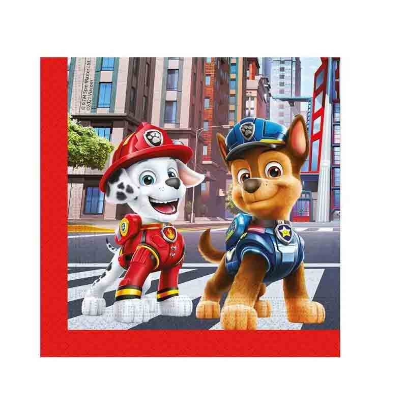 kit 8 persone paw patrol next generation con fluffy e palloncini