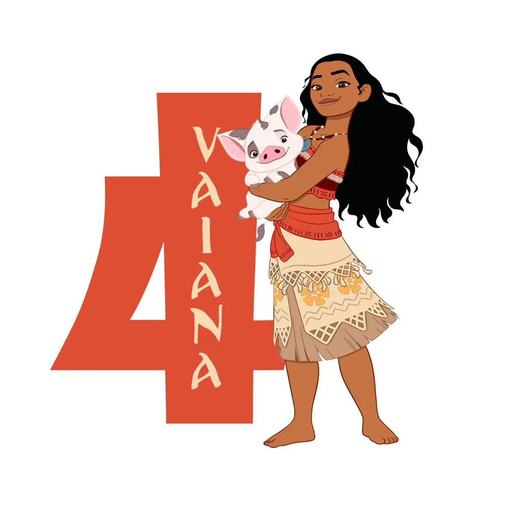 Topper Torta polistirolo Oceania sagomato Personalizzabile