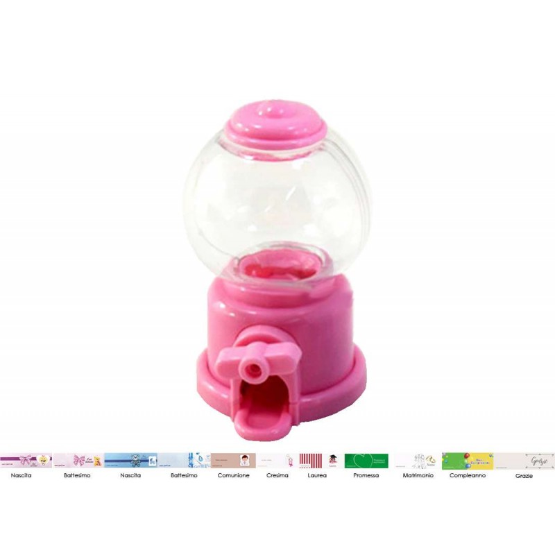 Bomboniere originali - 15 mini dispenser con confetti e bigliettini