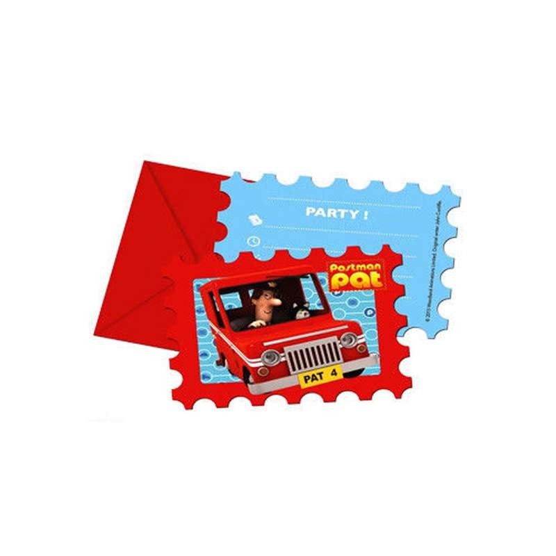 Kit n.23 postino pat - con inviti di compleanno