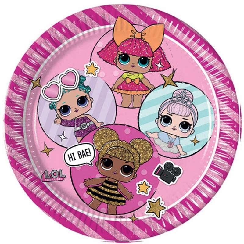 Kit n.16 LoL Surprise - set tavola bamboline Diva